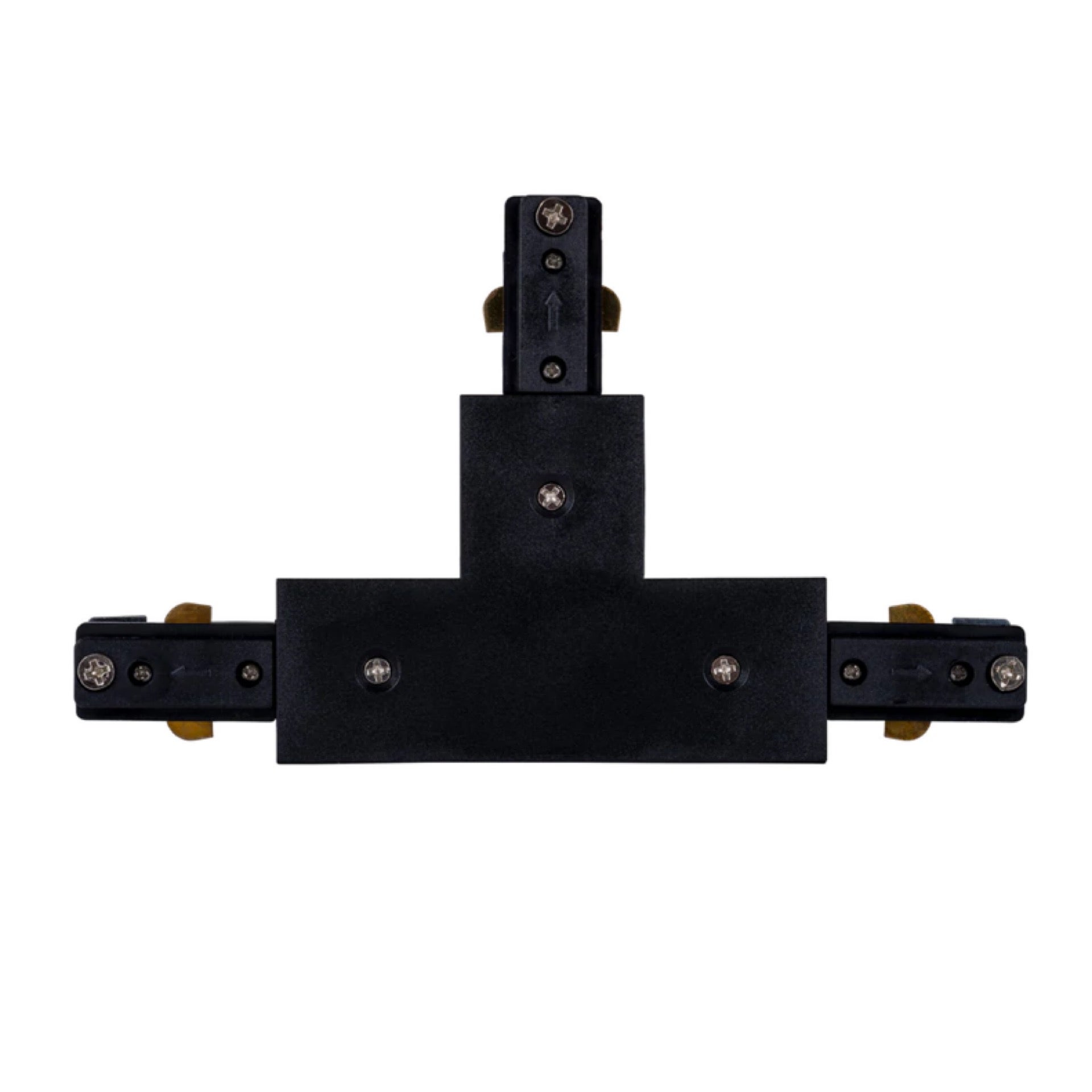 HC SINGLE CIRCUIT BLACK T-SHAPE TRACK JOINER | Nordwest lighting pty ltd