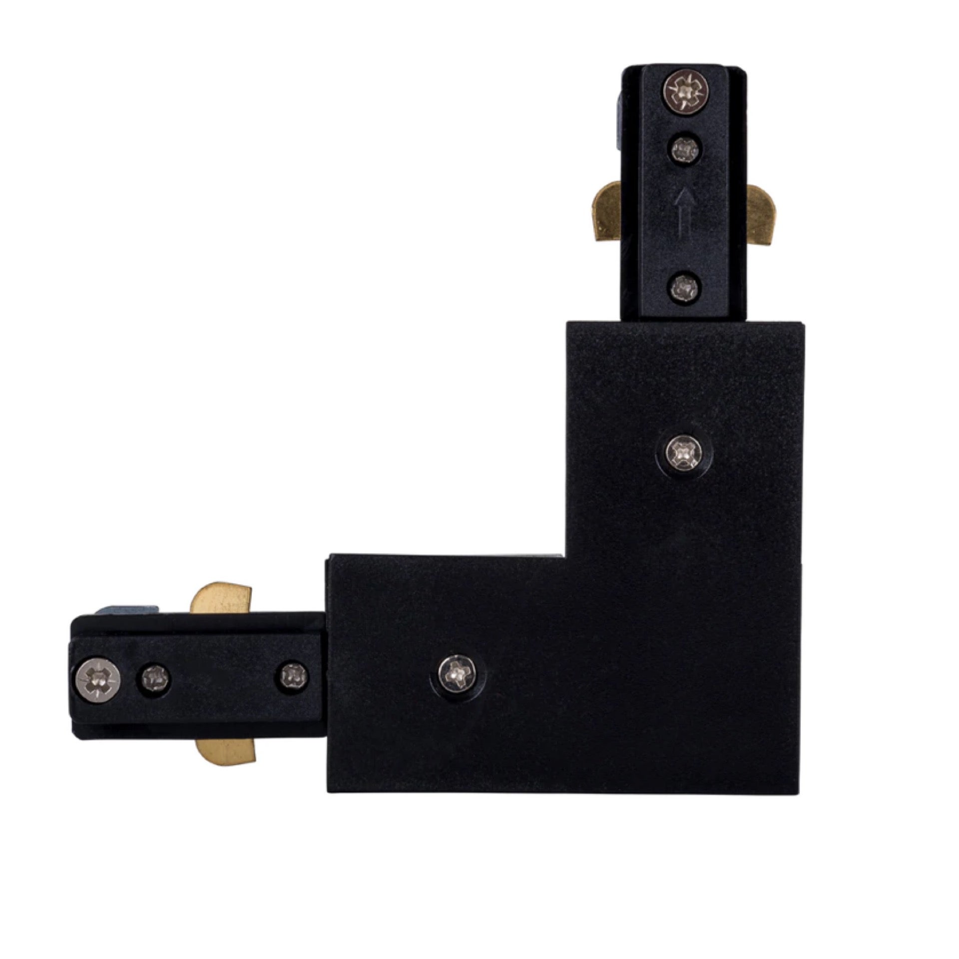 HC SINGLE CIRCUIT BLACK L-SHAPE TRACK JOINER | Nordwest lighting pty ltd